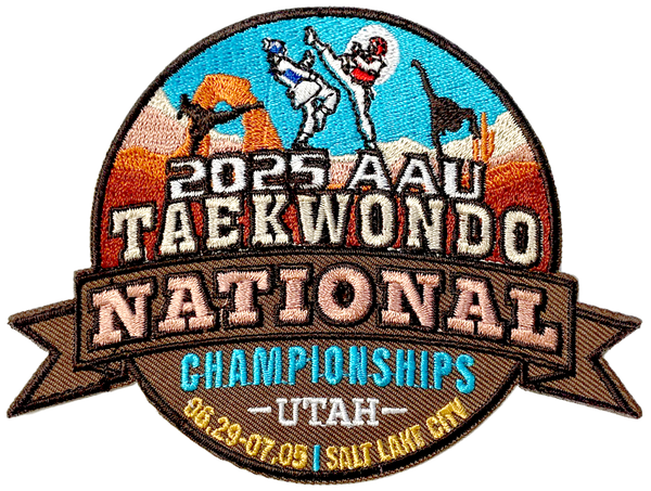 2025 AAU Taekwondo National Championship Patch w/ Adhesive back – All ...