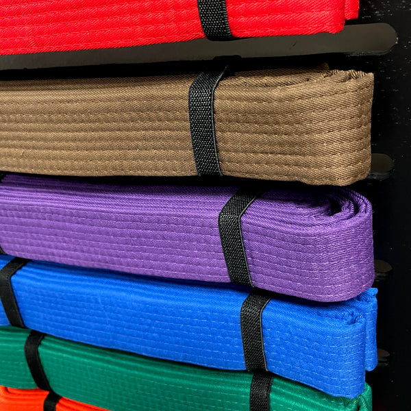 AAMA Budo Wall Mountable Wooden Belt Display – All American Martial ...