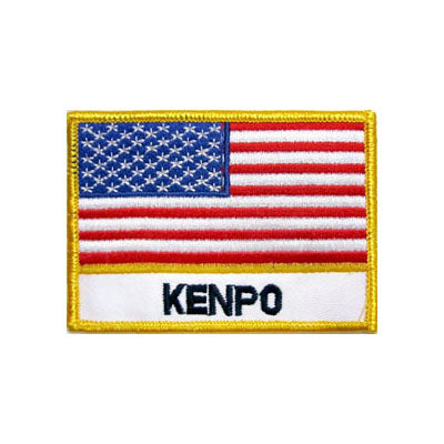 Kenpo USA Flag Patch – All American Martial Arts Supply