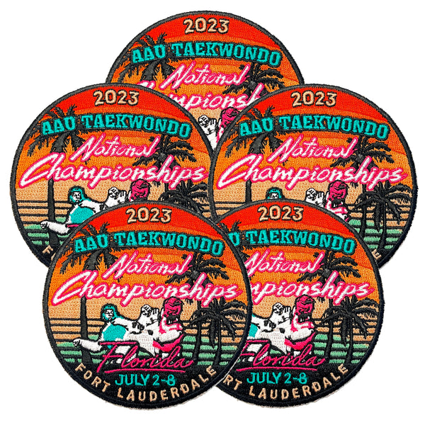 2023 AAU Taekwondo National Championship Patch w/ Adhesive back – All ...